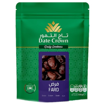 Date Crown Fard Premium 500g – Live Organic